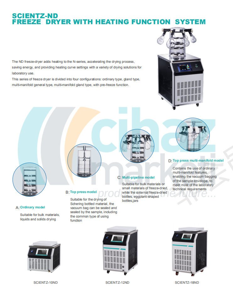 Scientz Scientz-10ND Liyoflizatör / Freeze Dryer | CihazMarketi
